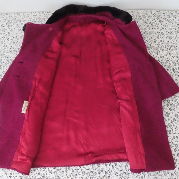 milady | Jackets & Coats | Vintage Rare 6s Milady Coat Jacket Fur ...